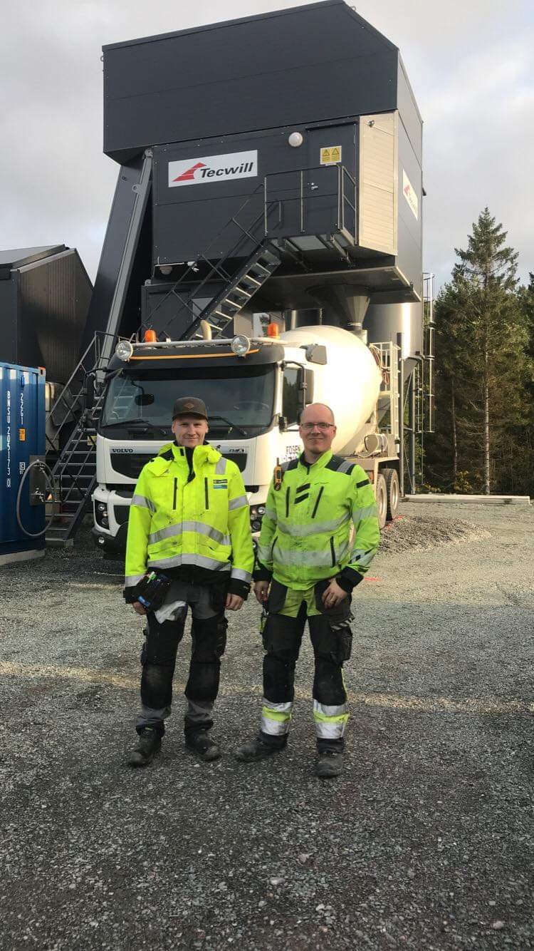 Ready-mix concrete production began with Cobra C80 and passion